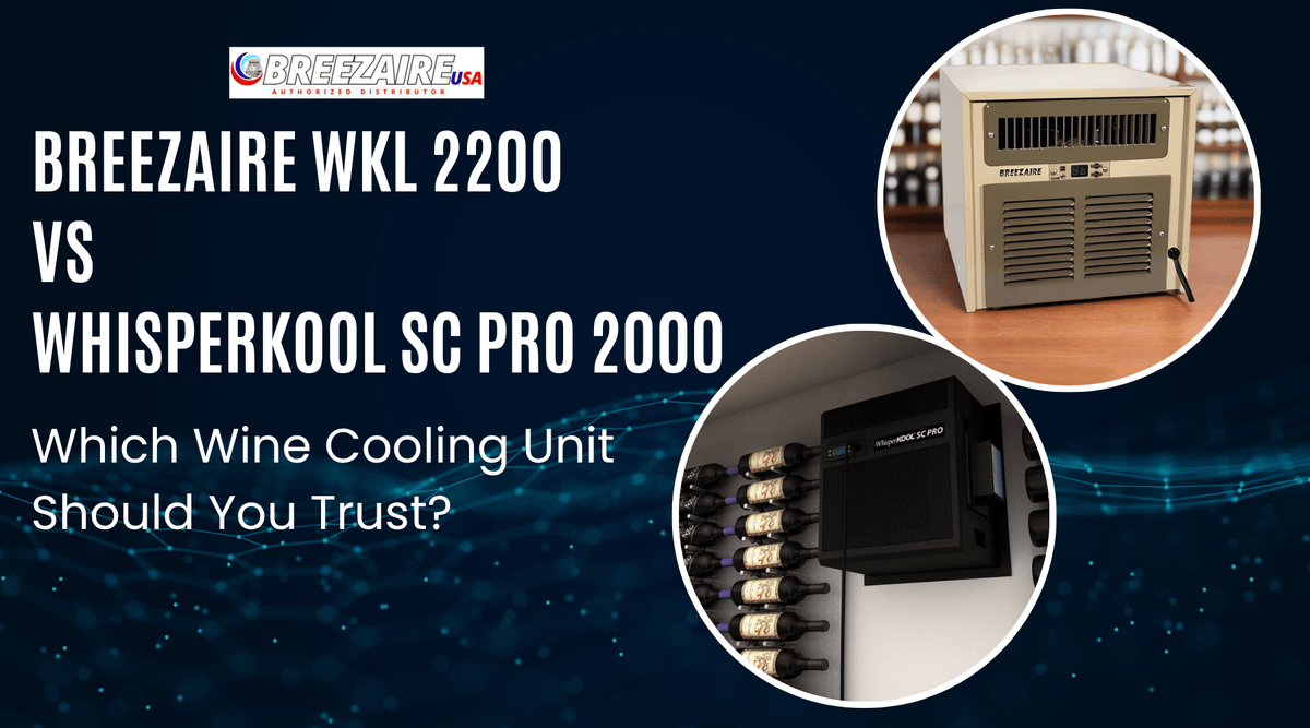 Breezaire WKL 4000 vs CellarCool CX4400: Wine Cooling Showdown – Breezaire USA