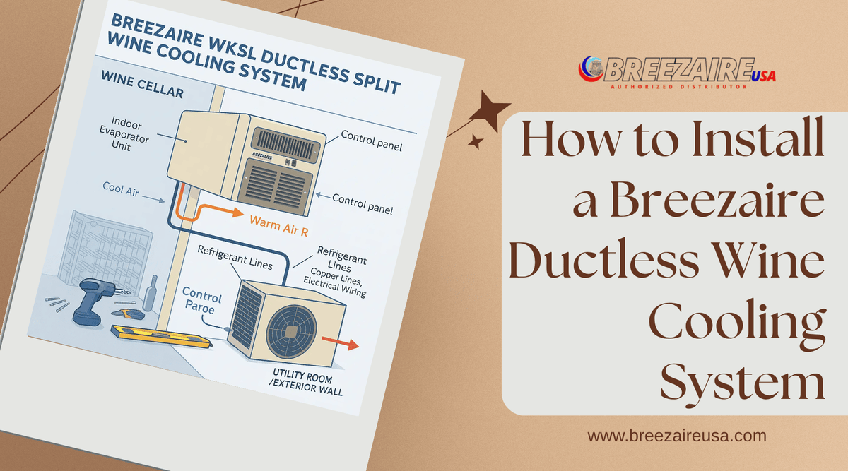 How to Install a Breezaire Ductless Wine Cooling System – Breezaire USA